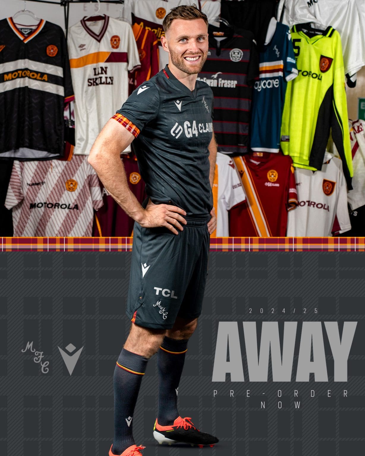 Adding to the collection // Our 2024/25 away kit - Motherwell Football Club